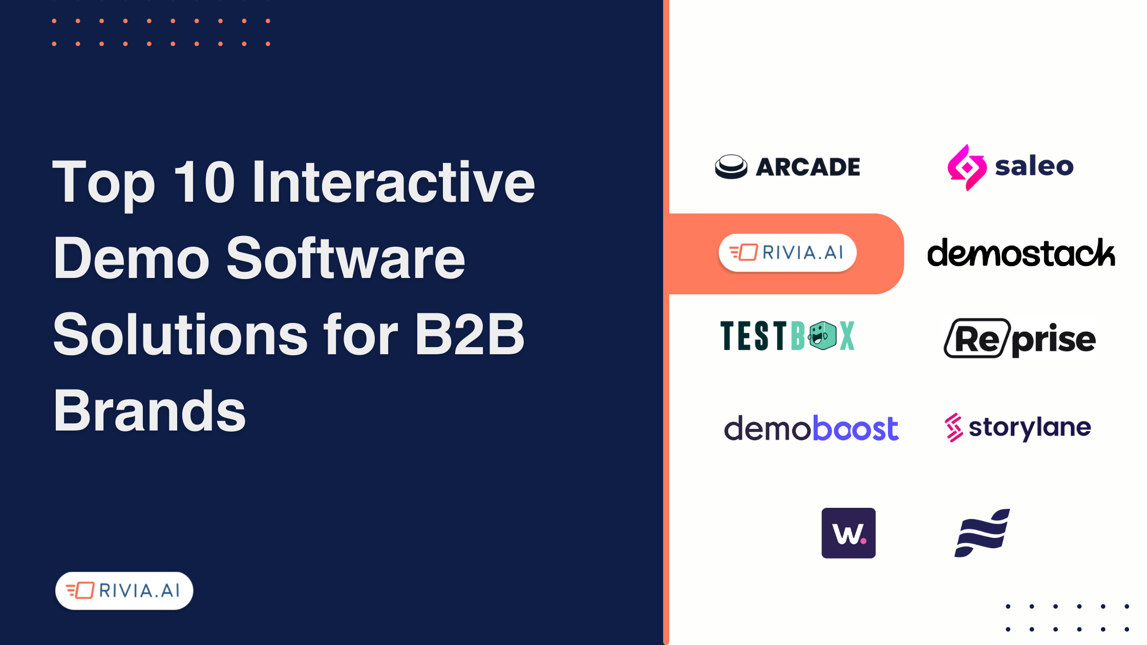 10 Best Interactive Product Demo Tools to Use in 2023 - Rivia.ai